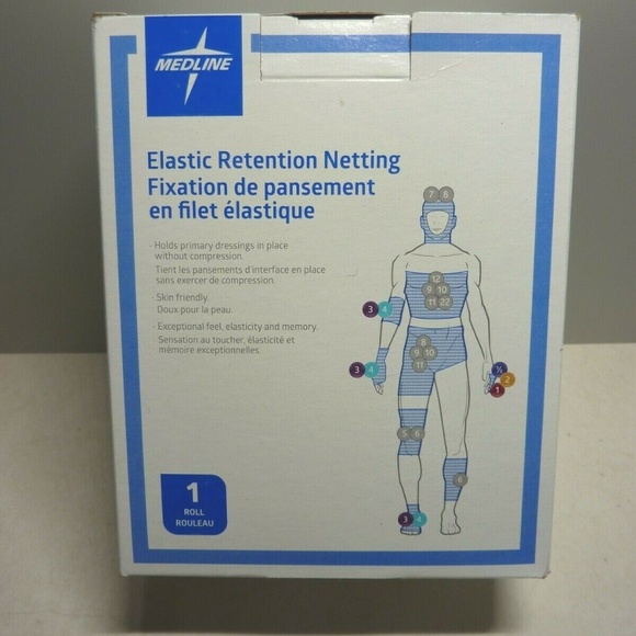 Other | Medline Elastic Retention Netting 3 9 13 Holds Primary Dressing ...